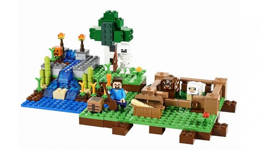 LEGO Minecraft 21113 The Cave et 21114 The Farm : Les visuels officiels ...