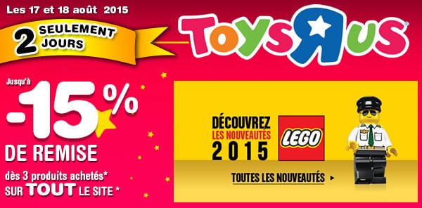 Shopping: Up to 15% off at Toys R Us - HOTH BRICKS