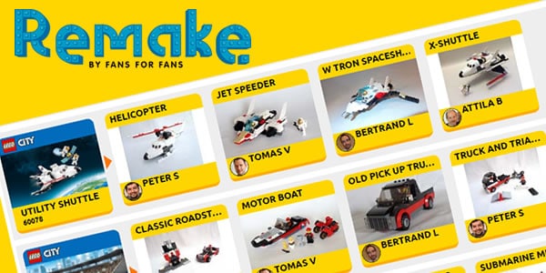 LEGO Remake : Des modèles alternatifs à construire avec vos sets ...