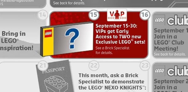 In September at LEGO: Two exclusive sets in VIP preview - HOTH BRICKS