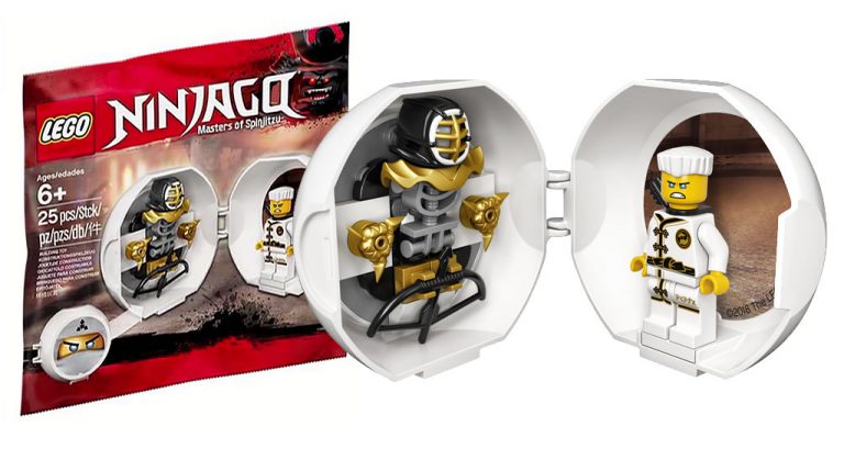 Nouveau Pod LEGO Ninjago : Zane en version Spinjitzu Training (Wu-Cru ...