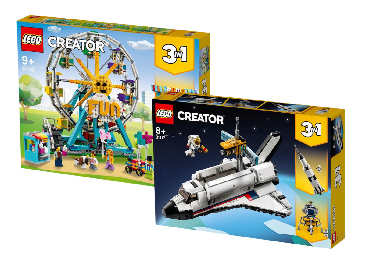 Nouveautés LEGO Creator 3in1 2021 : 31117 Space Shuttle Adventure et ...
