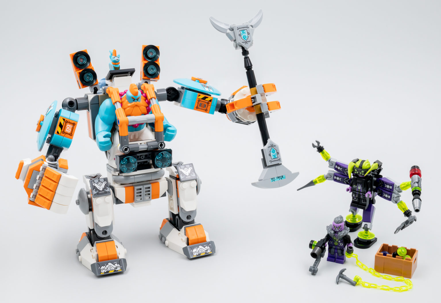 Très vite testé : LEGO Monkie Kid 80025 Sandy's Power Loader Mech ...
