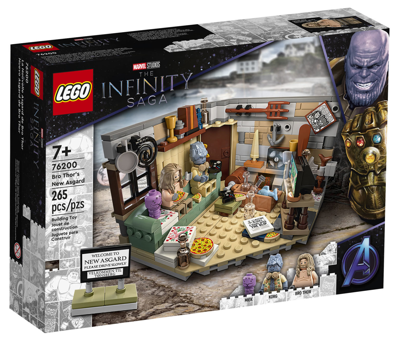 LEGO Marvel The Infinity Saga 76200 Bro Thor’s New Asgard : tous les ...