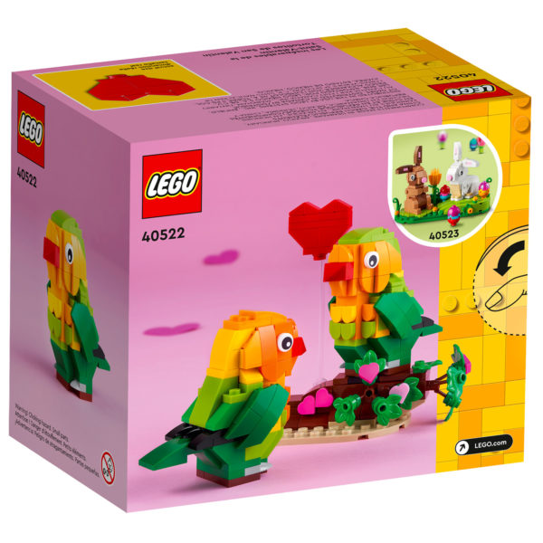 Nouveautés LEGO Seasonal 2022 : 40522 Valentine Lovebirds & 40523 ...