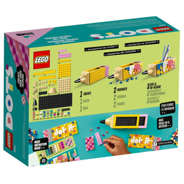 Sur le Shop LEGO : set DOTS 40561 Pencil Holder et polybag Super Mario ...