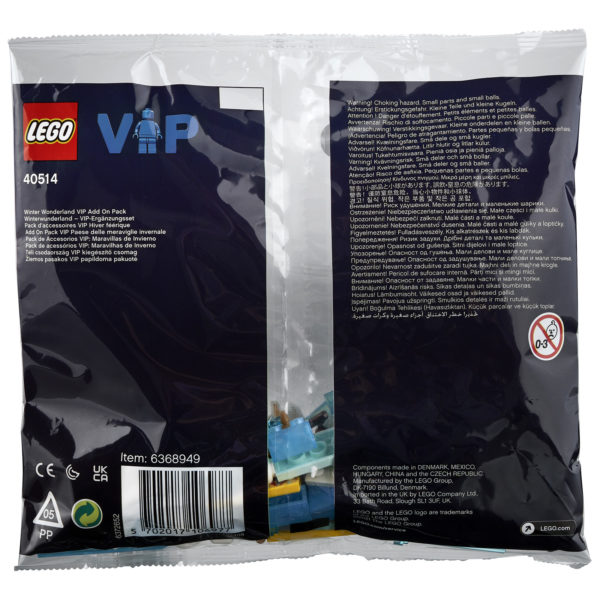 Sur le Shop LEGO : le polybag VIP 40514 Winter Wonderland VIP Add On ...