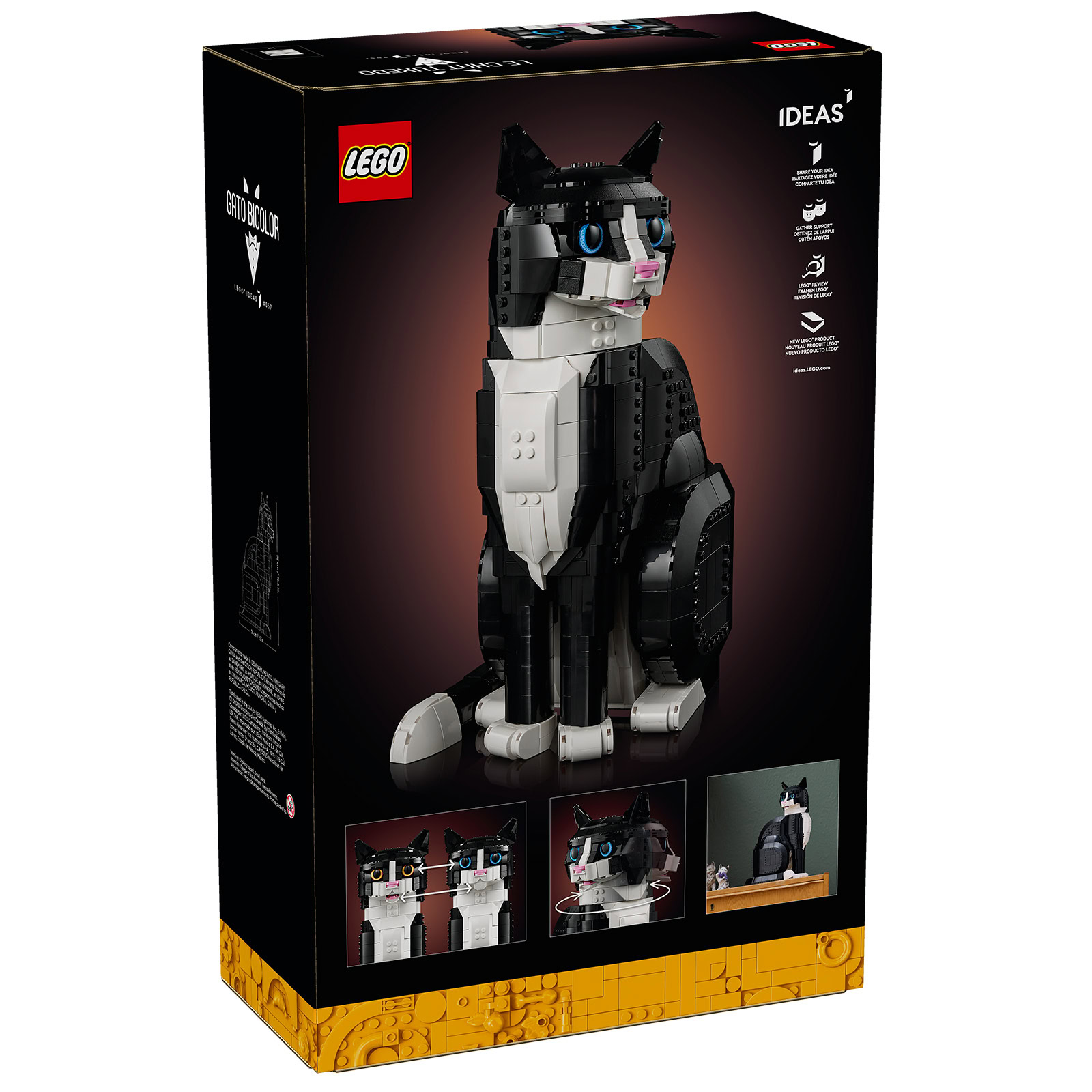 LEGO Ideas 21349 Tuxedo Cat : le prochain set de la gamme est annoncé ...