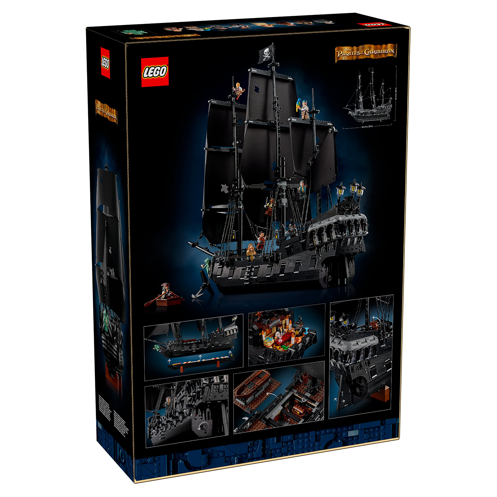 Nouveauté LEGO ICONS 2025 : 10365 Captain Jack Sparrow's Pirate Ship (The Black Pearl) - HOTH BRICKS