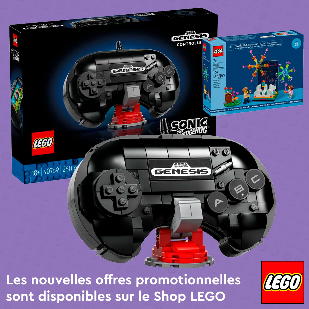 Sur le Shop LEGO : le set LEGO Sonic the Hedgehog 40769 SEGA Genesis ...